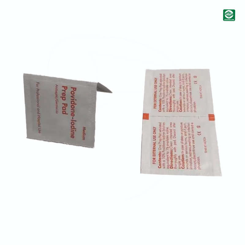 Non-Woven Medline Antiseptic Povidone Iodine Prep Pad and Lens Cleaning ...