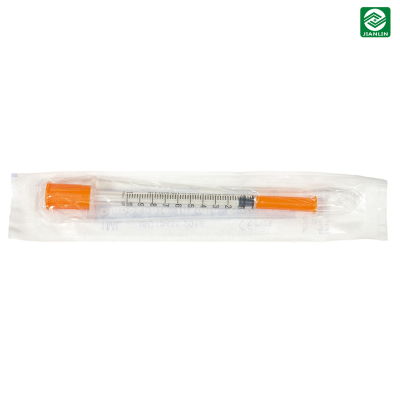 Disposable Medical Insulin Syringe with Fixed Needle Plastic CE&ISO ...