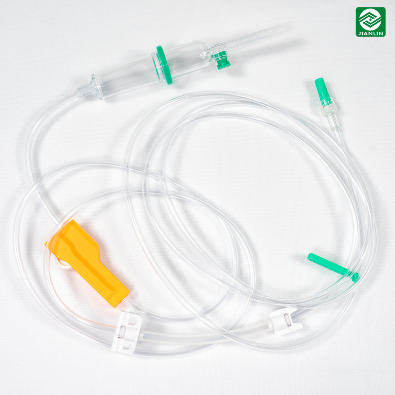 Pump Infusion Set Medical Disposable Intravenous Needle IV Set Drip ...