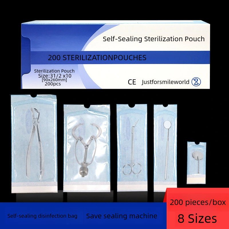 Sterilization Pouch Transparent Packing Medical Use Disposable Self ...