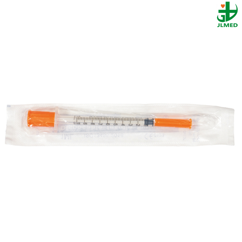 Disposable Medical Insulin Syringe with Fixed Needle Plastic CE&ISO ...