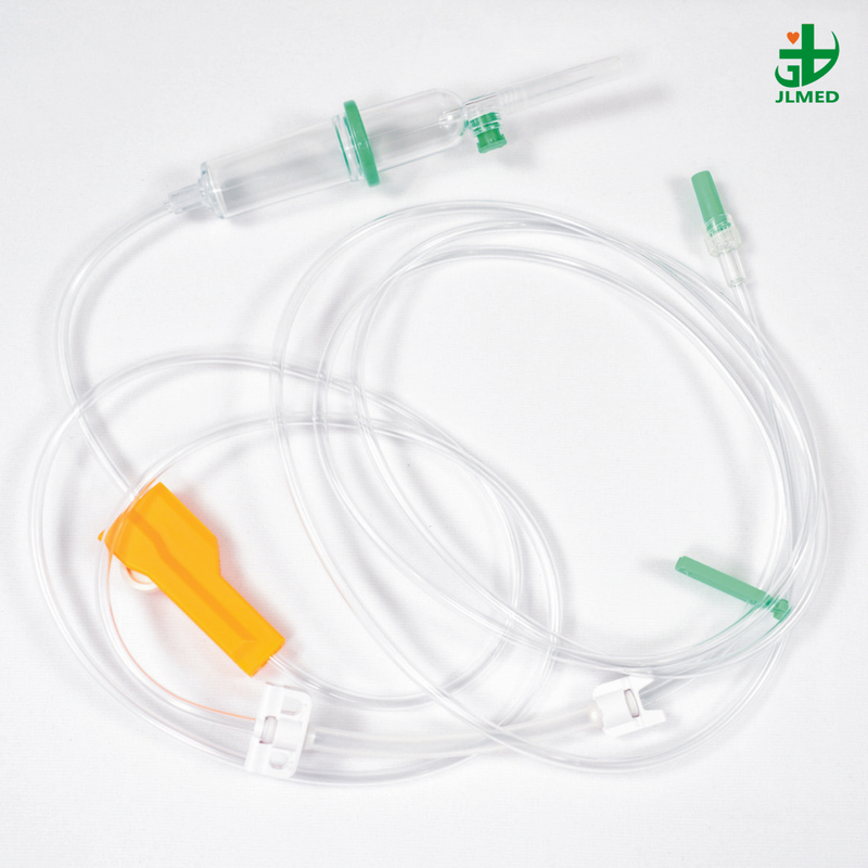 Pump Infusion Set Medical Disposable Intravenous Needle IV Set Drip ...